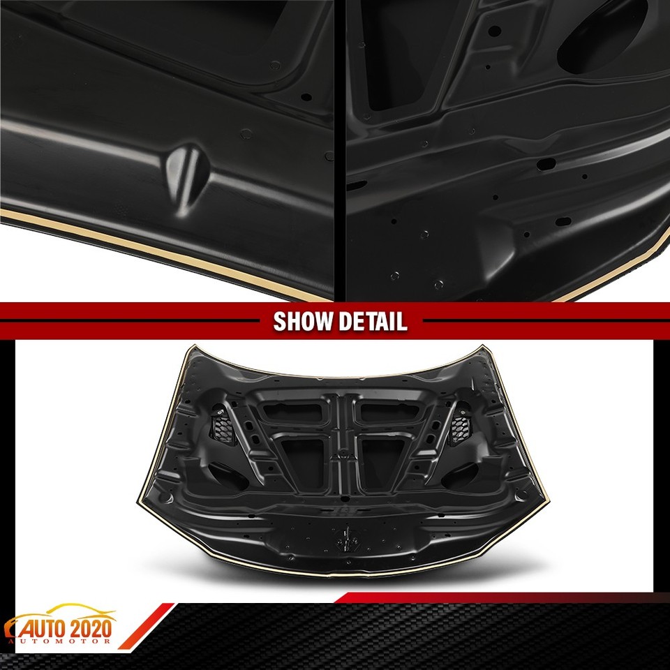 Fit For 2015-2023 Chrysler 300 Hood Panel with 3 Scoops HOD-13 Aluminum ...