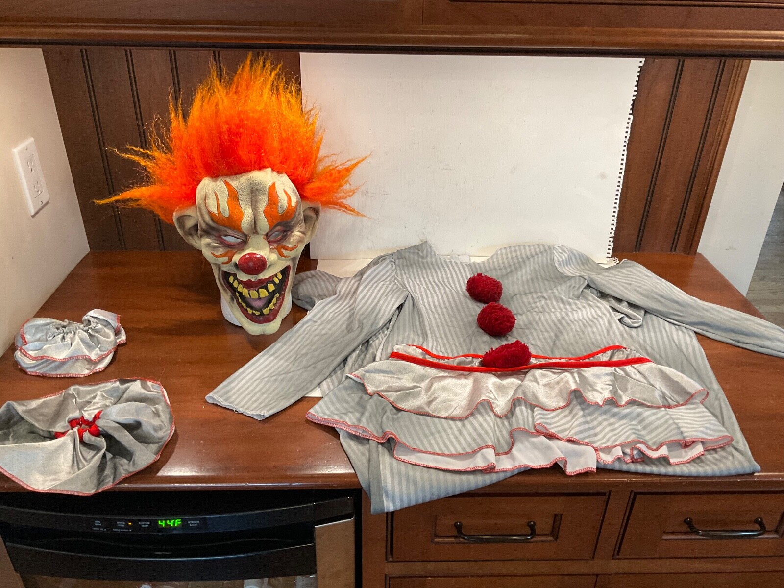 Scary Evil Killer Joker Clown Mask Halloween Horror C… - Gem