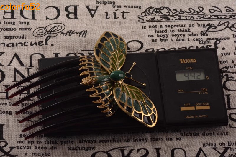 TITANIC Rose's Beautiful Butterfly Comb Hairpin Hair Clip Handmade ...