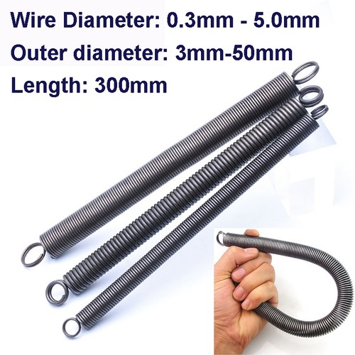 Spring Steel Extension Spring Expansion Extending Tension Springs Dia 0 ...