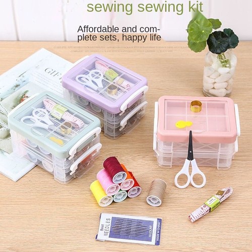 Thimble Buttons DIY Tool Organizer Storage Bags Needle Threads Box ...