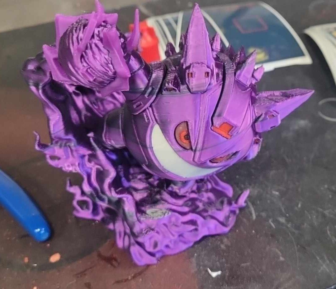 Pokémon Mecha Gengar 3D Printed Fully Colored | eBay