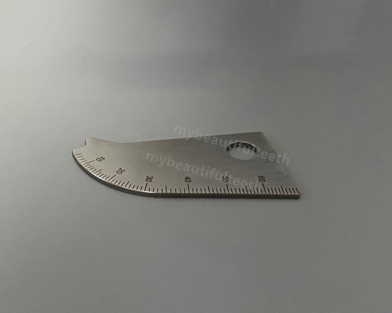 1Pcs Dental Bite Gauge Curved Caliper Mouth Gag Opening Capacity ...