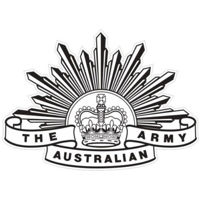 AUSTRALIAN ARMY RISING SUN BADGE 7TH PATTERN DECAL 100MM X 72MM ...