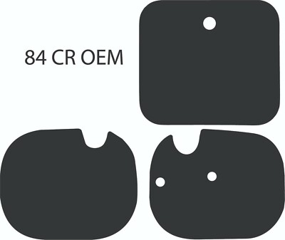 84 1984 Honda CR250 CR500 CR 250 500 OEM Number Plate Background Decal ...