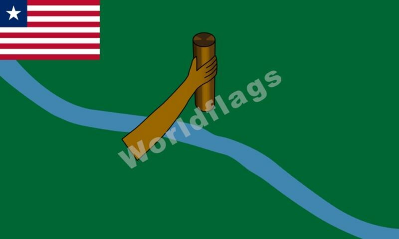 Gbarpolu County Liberia Flag