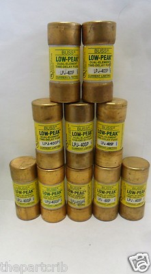Nice Lot Bussmann LPJ-40SP Amp Fuses Low Peak Class J 600 Volts | eBay