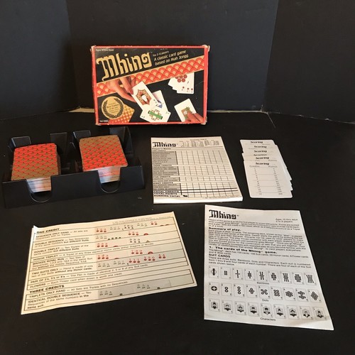 Mhing Classic Card Game Based on Mah Jongg Vintage 1983 #2283 ...