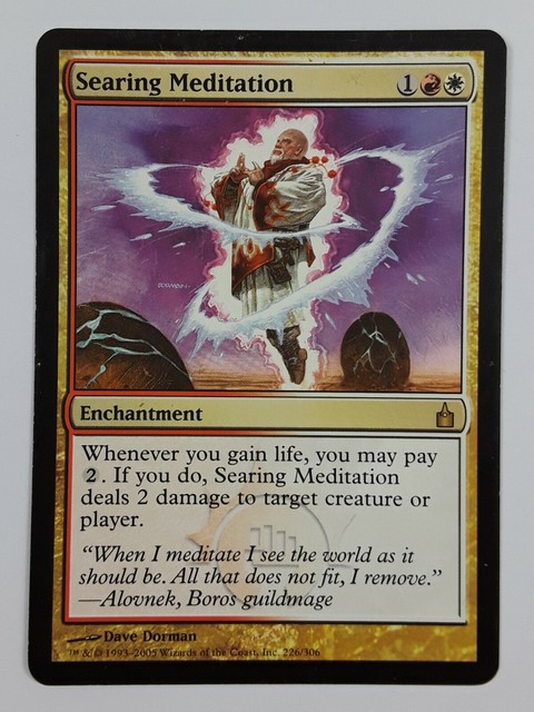 MTG Searing Meditation Ravnica 226/306 Regular Rare for sale online | eBay
