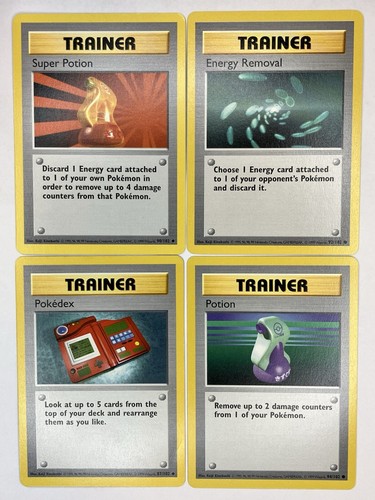 Super Potion Energy Removal Pokedex Potion LP Shadowless Base Set 87 90 ...