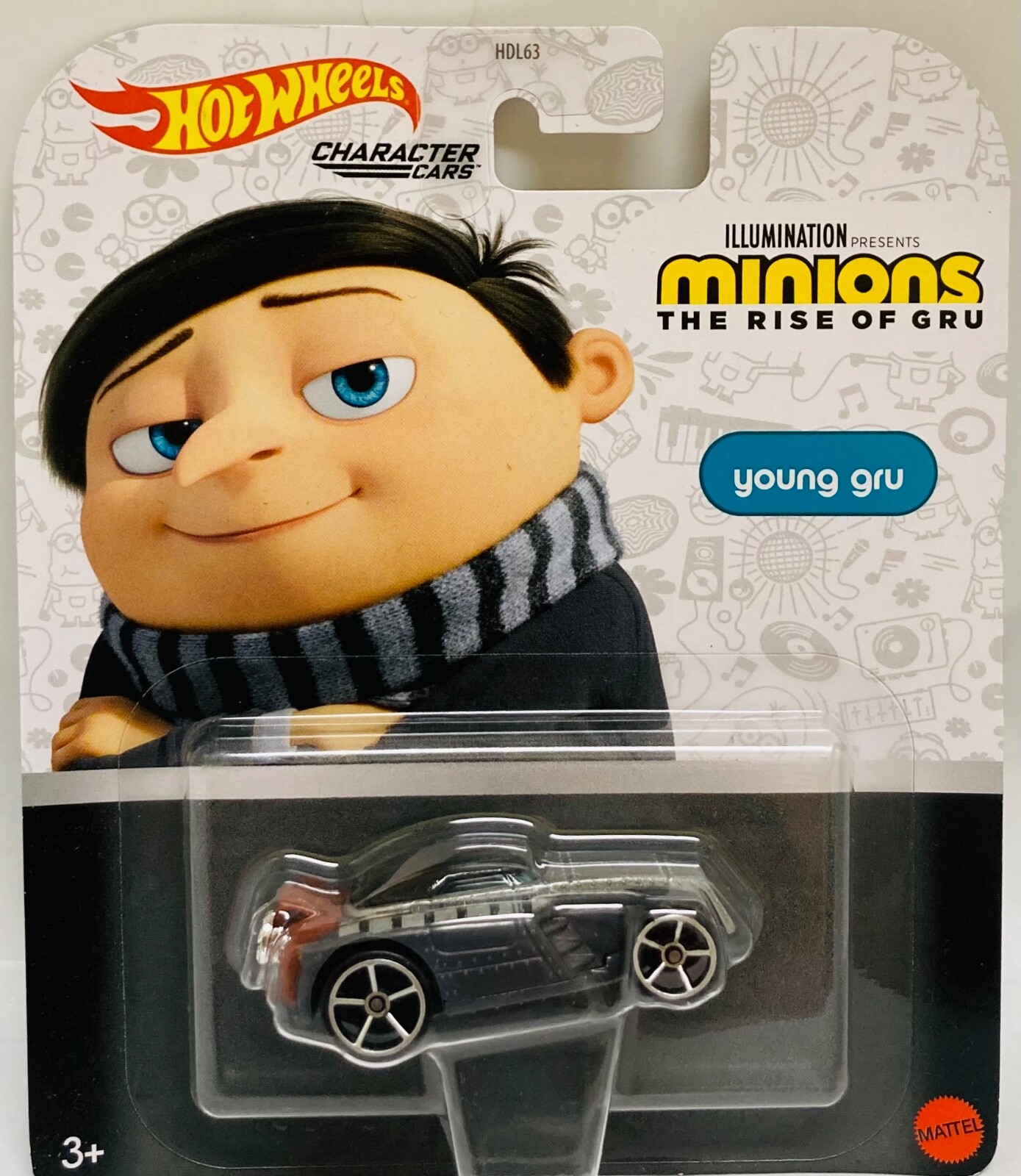 NIB Hot Wheels Minions the Rise of Gru - Young Gru Car Diecast 1:64 ...