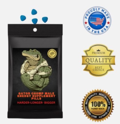 20 Tablets Gator chomp king Male Booster Pills EXTREME ENHANCE for ...