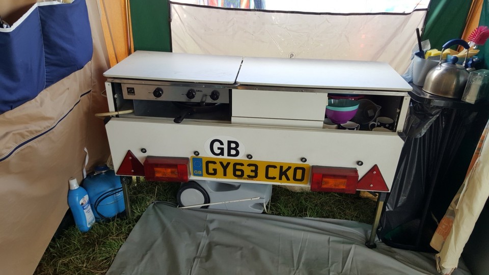 Cabanon Jupiter XL Trailer Tent includes KITCHEN & Many Extras ...