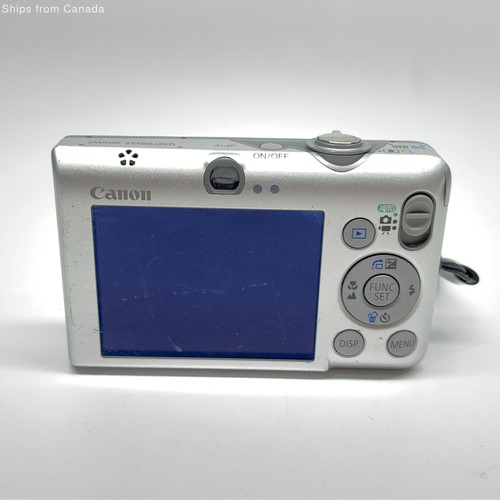 Canon PowerShot SD1200 IS Silver Digital Camera - 10.0 MP 3x Zoom Y2K ...