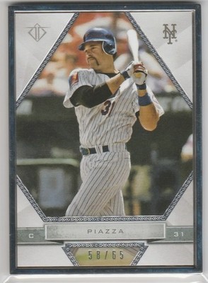 2016 Topps Transcendent 58/65 Mike Piazza #15 New York Mets Silver ...