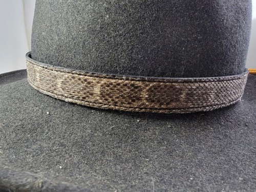 RATTLESNAKE skin hat band band adjustable NWOT Western cowboy cowgirl ...