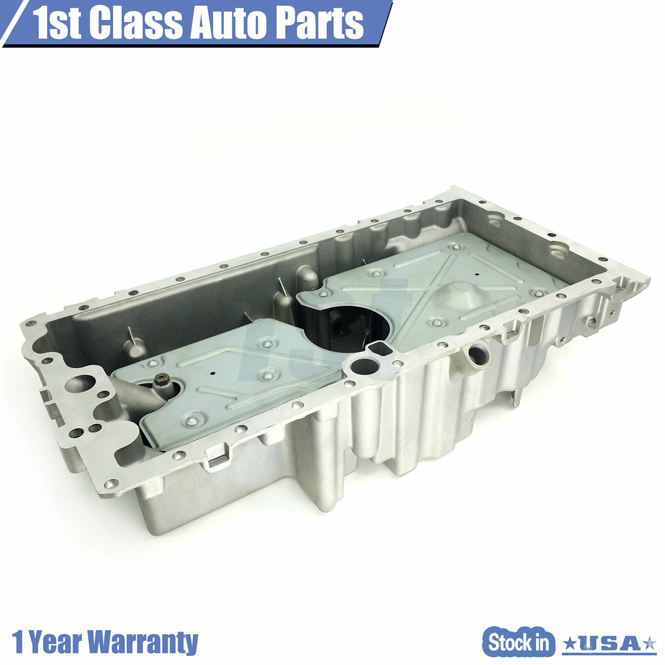Engine Oil Pan W/Oil LVL Sensor Hole For 2004-2013 Volvo C30 S40 V50 ...