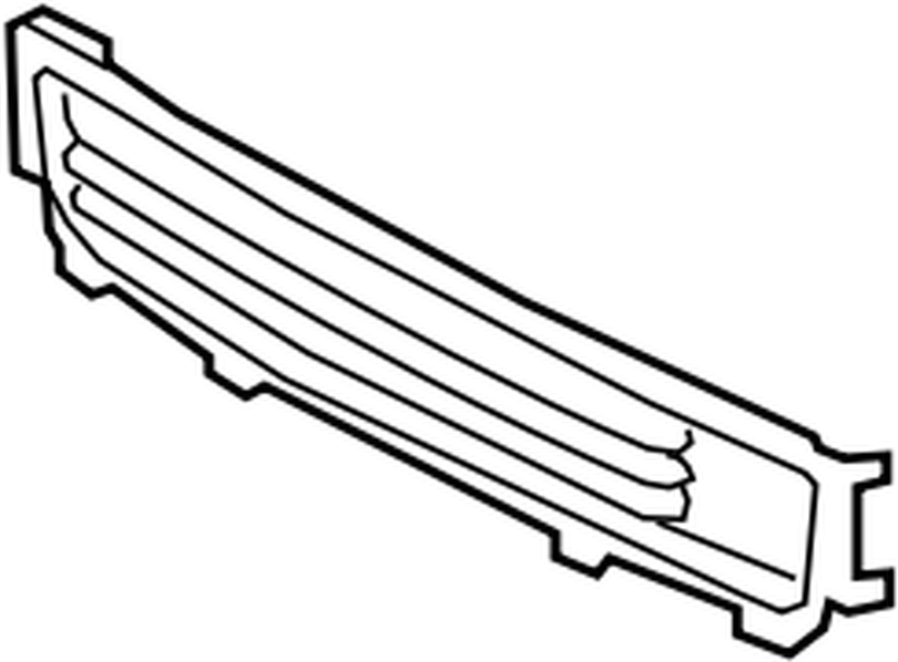 52711-0C020 Toyota Garnish, front bumper 527110C020, New Genuine OEM ...