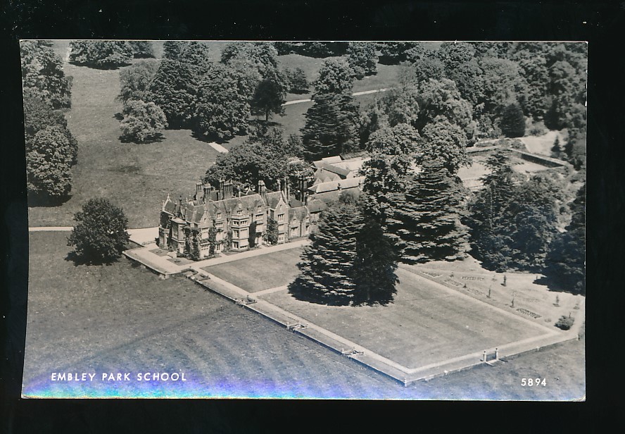 Hampshire ROMSEY Embley Park School aerial view c1960s? RP PPC by ...