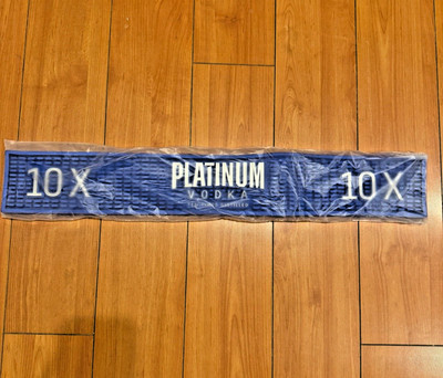 New Rubber PLATINUM VODKA Bar Mats-Rail Mats- Drip tray Matt’s . | eBay