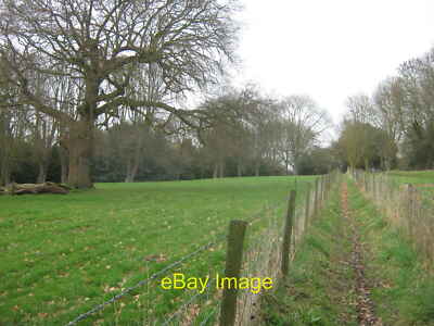 Photo 6x4 Footpath past Ringleton Manor Coombe A path leads from ...