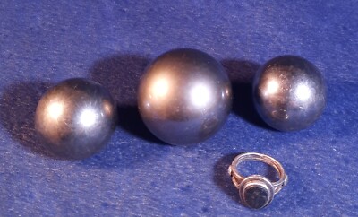 VINTAGE STAINLESS STEEL BALL BEARINGS / MARBLES - 3 PACK | eBay