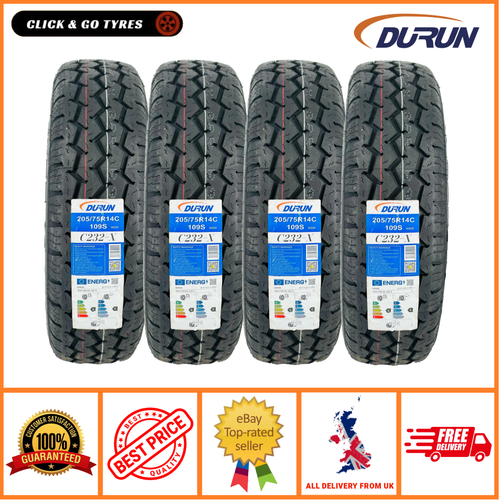 4 x 205/75R14C Durun C232-X 109S WSW Tyre – Commercial Van/Light Truck ...