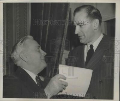 1947 Press Photo Senator Alexander Wiley and Senator-Elect Joseph R ...