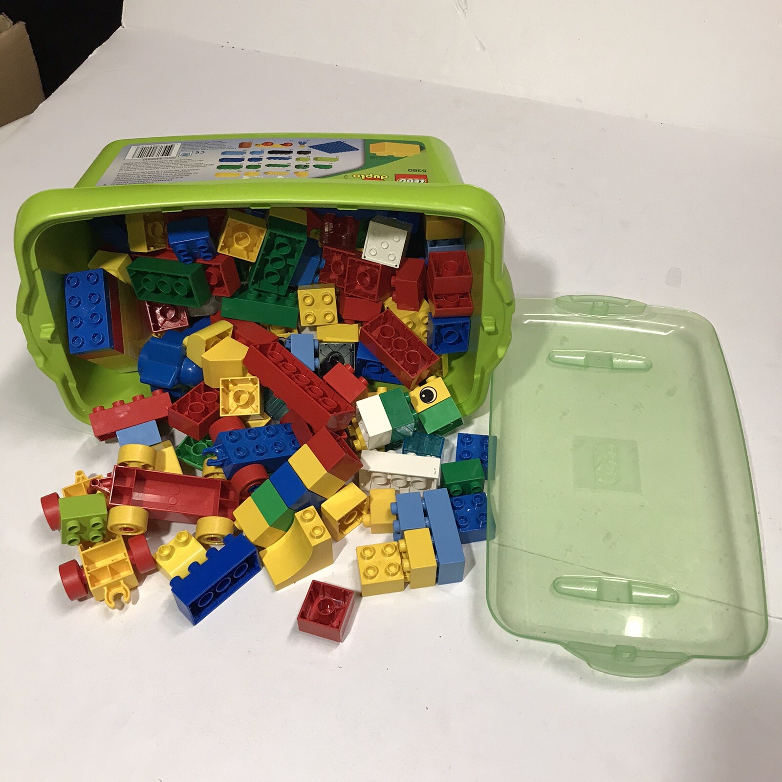 LEGO Duplo Set 5380 71 Pieces Of LEGOS Storage Container 673419091497| eBay