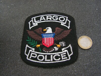PATCH POLICE ECUSSON COLLECTION USA police largo | eBay
