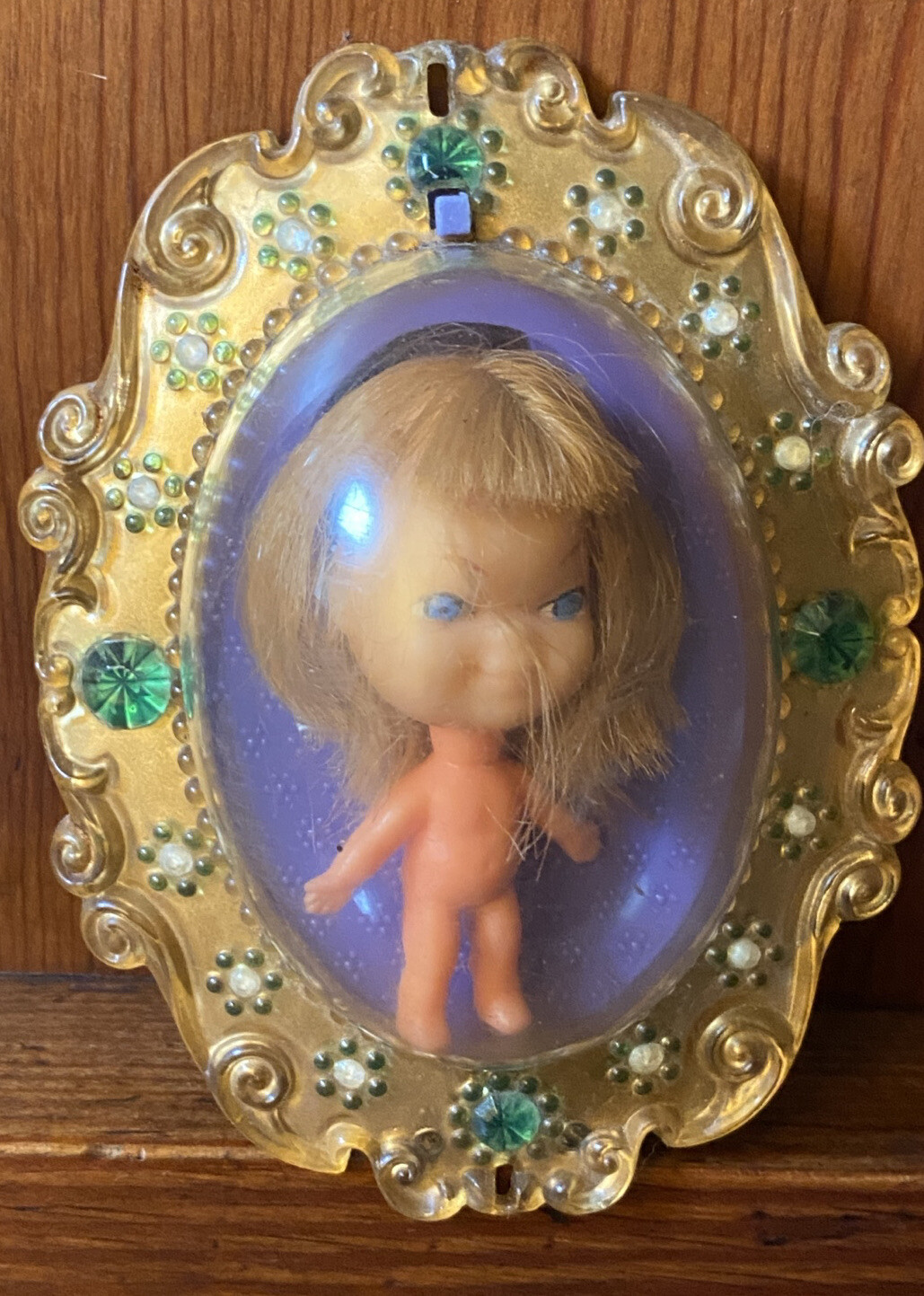 Vintage Mattel 1966 Liddle Kiddle Lucky Locket Liz Doll, Locket ...