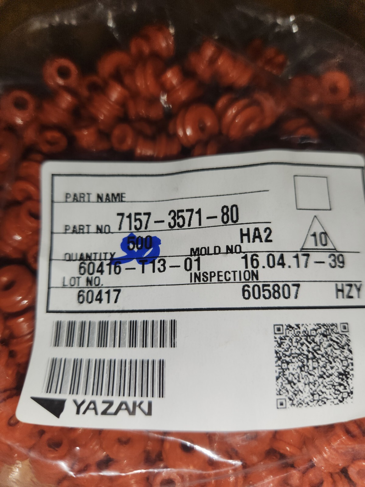 WOW Yazaki 7157-3571-80 (50pcs) New Wire Seal Lowest Price Guarantee | eBay