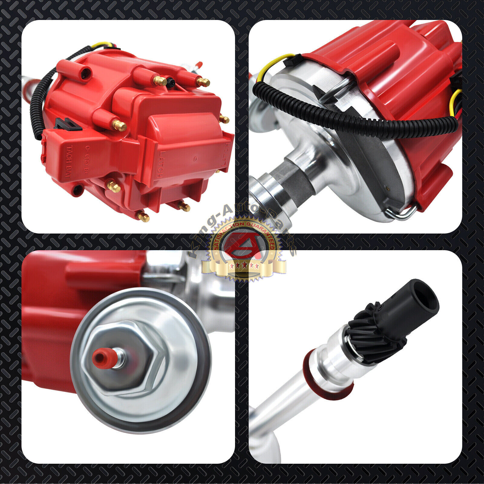Racing Chevy V8 HEI Distributor w/ 65K Coil 7500RPM - 350 454 SBC BBC ...