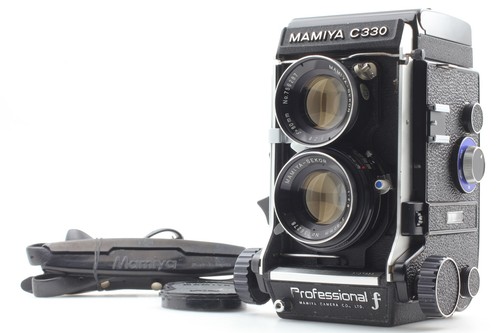 [Near MINT] Mamiya C330 Pro F TLR Film Camera 80mm f2.8 Blue Dot Lens ...