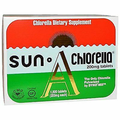 Sun Chlorella 200mg - 1500 Tablets for sale online | eBay