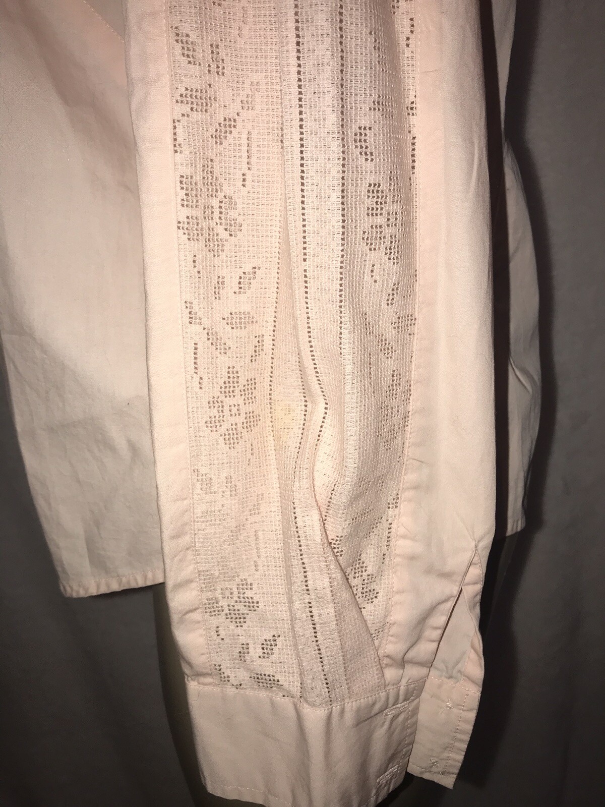 J. JILL Peach Mandarin Style Collar Button Up Shirt T… - Gem