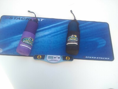 Speed Stacks Lot/Set 12 purple with stack mat, Timer $ | eBay