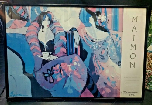 Isaac Maimon Art Print Hand Signed 1996 Romm Art Editions LTD B&R ...