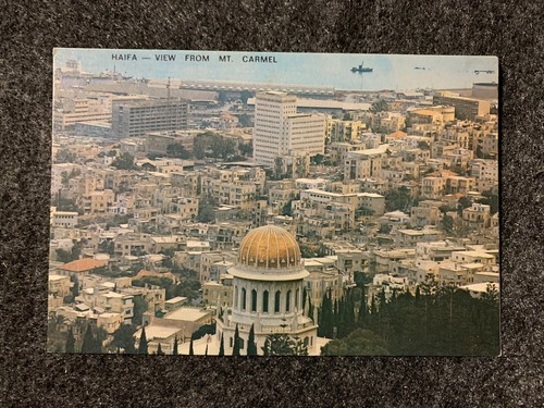 HAIFA _ VIEW FROM MT. CARMEL Vintage Postcard | eBay