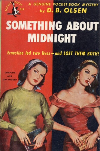 Something About Midnight by D.B. Olsen Vintage Mystery GGA Pulp ...