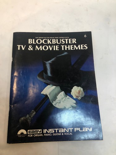 Easy Instant Play piano book, Blockbuster TV & Movie Themes Piano Organ ...