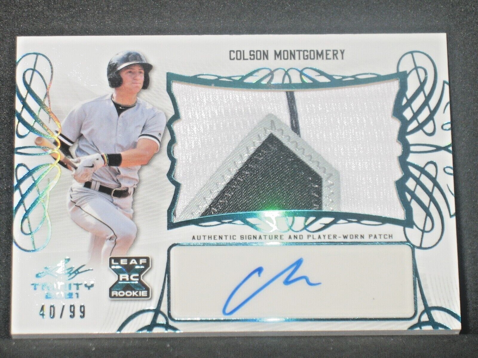 Colson Montgomery 2021 Leaf Trinity Rookie Autograph Patch (40/99 ...