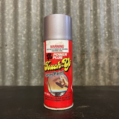 Power Plus Touch-up 1990s Vintage Australian Spray Paint Tin Can Silver ...