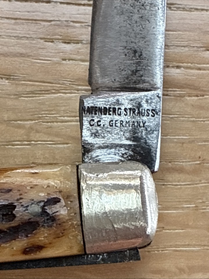 🔥 Vintage Rare Natenberg Strauss 3-Blade Stockman Knife Germany 1950-60 ...