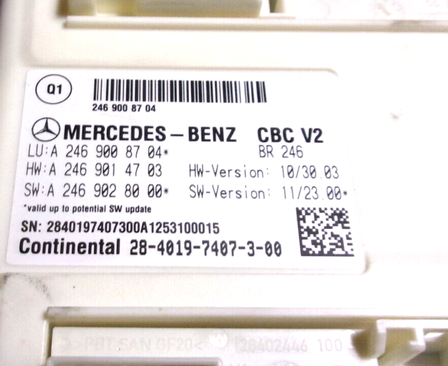 Case SAM Mercedes B-Class 180 CDI W246 A2469008704 | eBay UK
