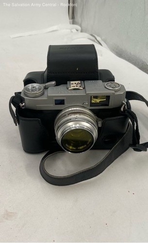 Topcon 35-S Black Silver Auro Exposure Manual Focus Rangefinder Camera ...