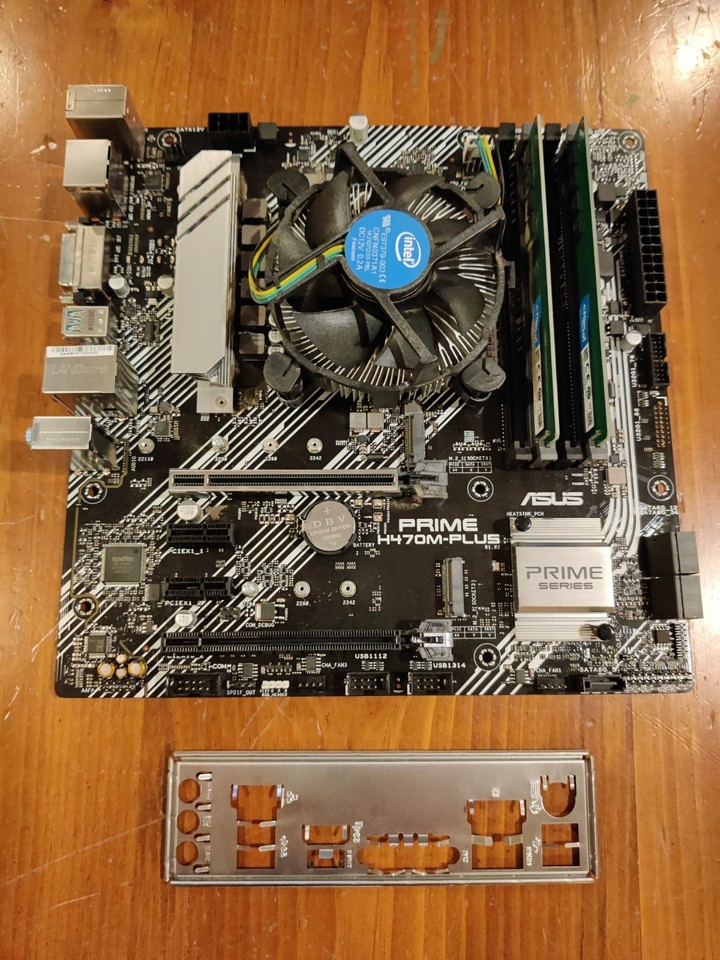 GAMING COMBO: ASUS Prime H470M-PLUS MOTHERBOARD + i5-10600KF CPU + 16GB ...