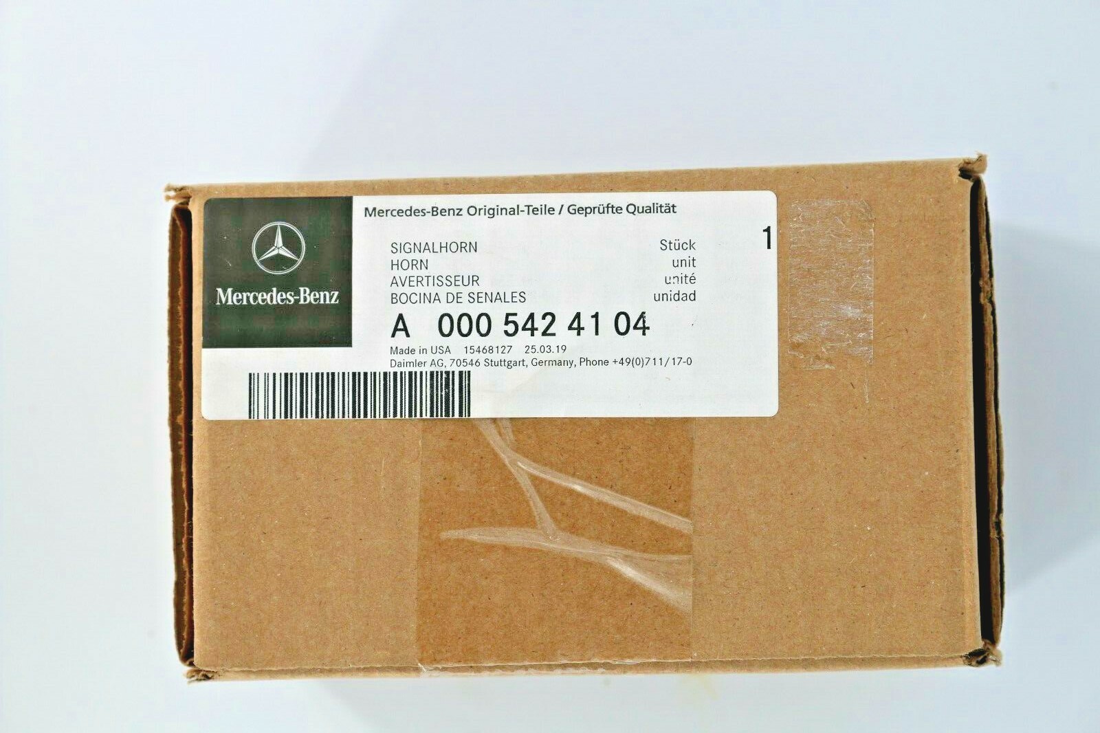 Mercedes-Benz Genuine Horn 0005424104 | eBay