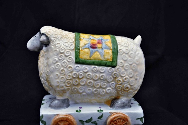 Ceramic Sheep Lamb Bank - Collectable Bank Piggy Money Lamb | eBay