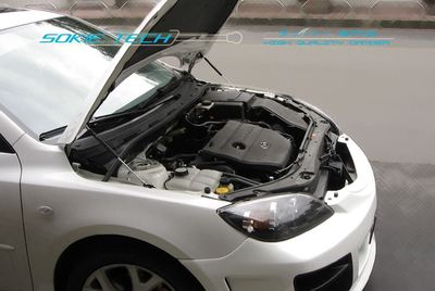 Black Strut Hood Shock Damper Kit fits 04-08 Mazda3 Mazda 3 MPS3 ...